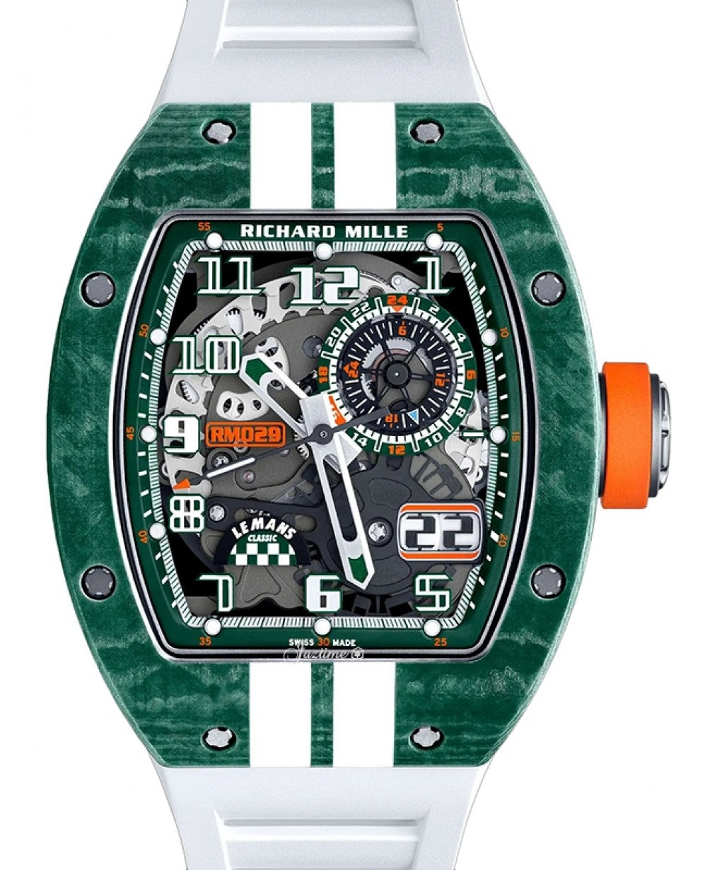 Richard Mille Automatic Winding Le Mans Classic Green/White Quartz TPT